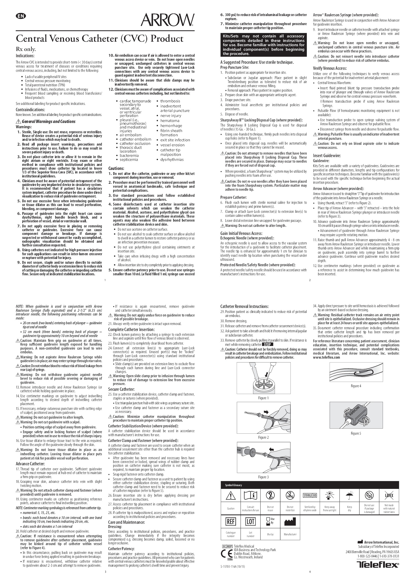 SA-25853 - Teleflex Incorporated - Vascular Access Product Catalog