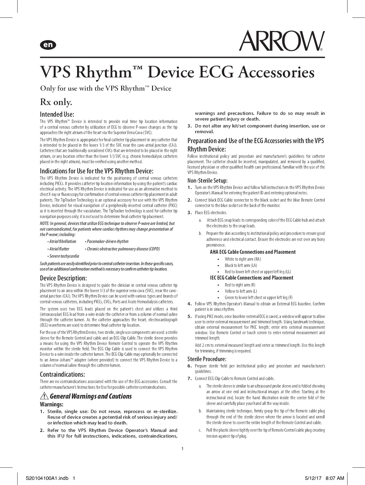RHY-100-ECGJ - Teleflex Incorporated - Vascular Access Product Catalog