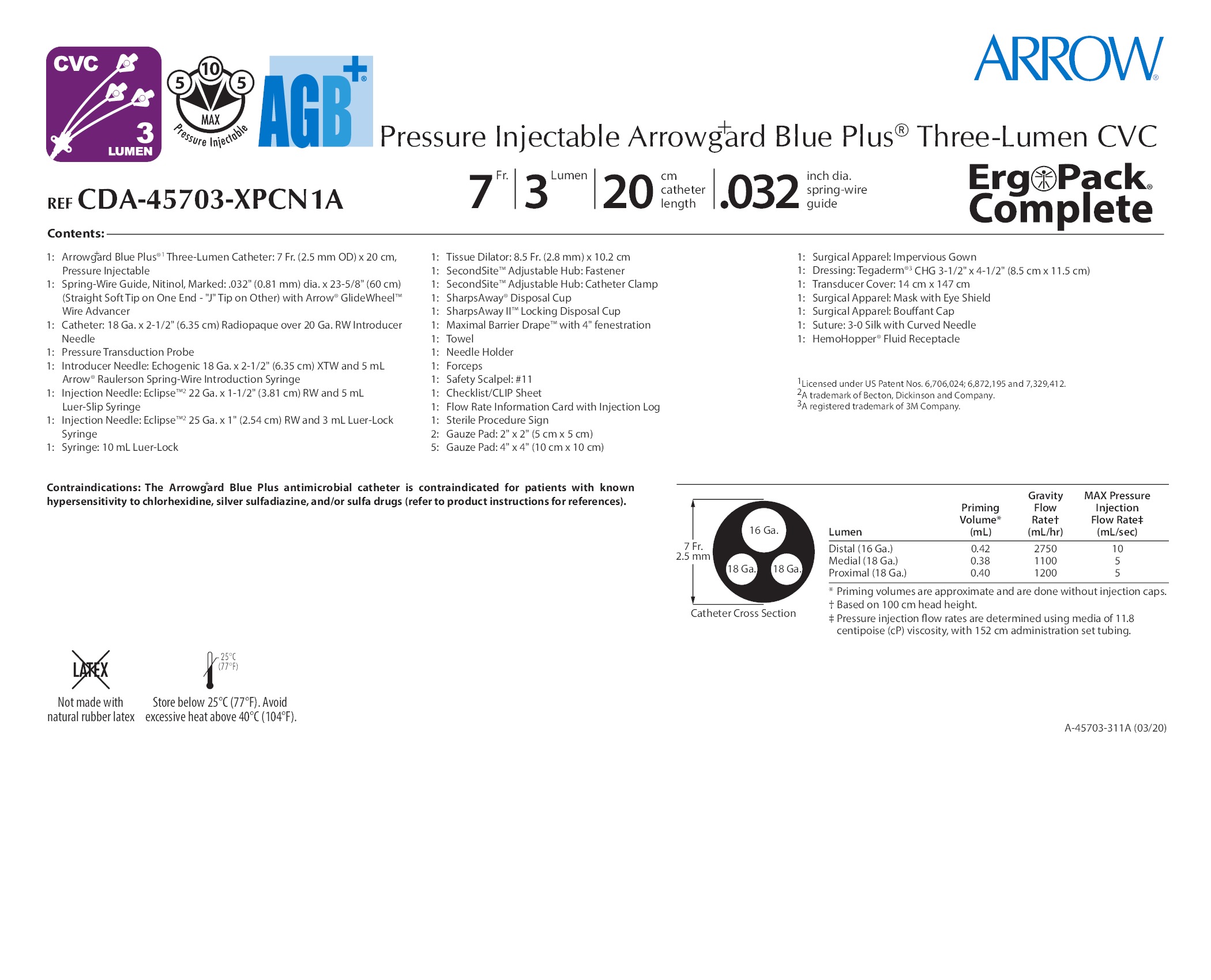 CDA-45703-XPCN1A - Teleflex Incorporated - Vascular Access Product Catalog