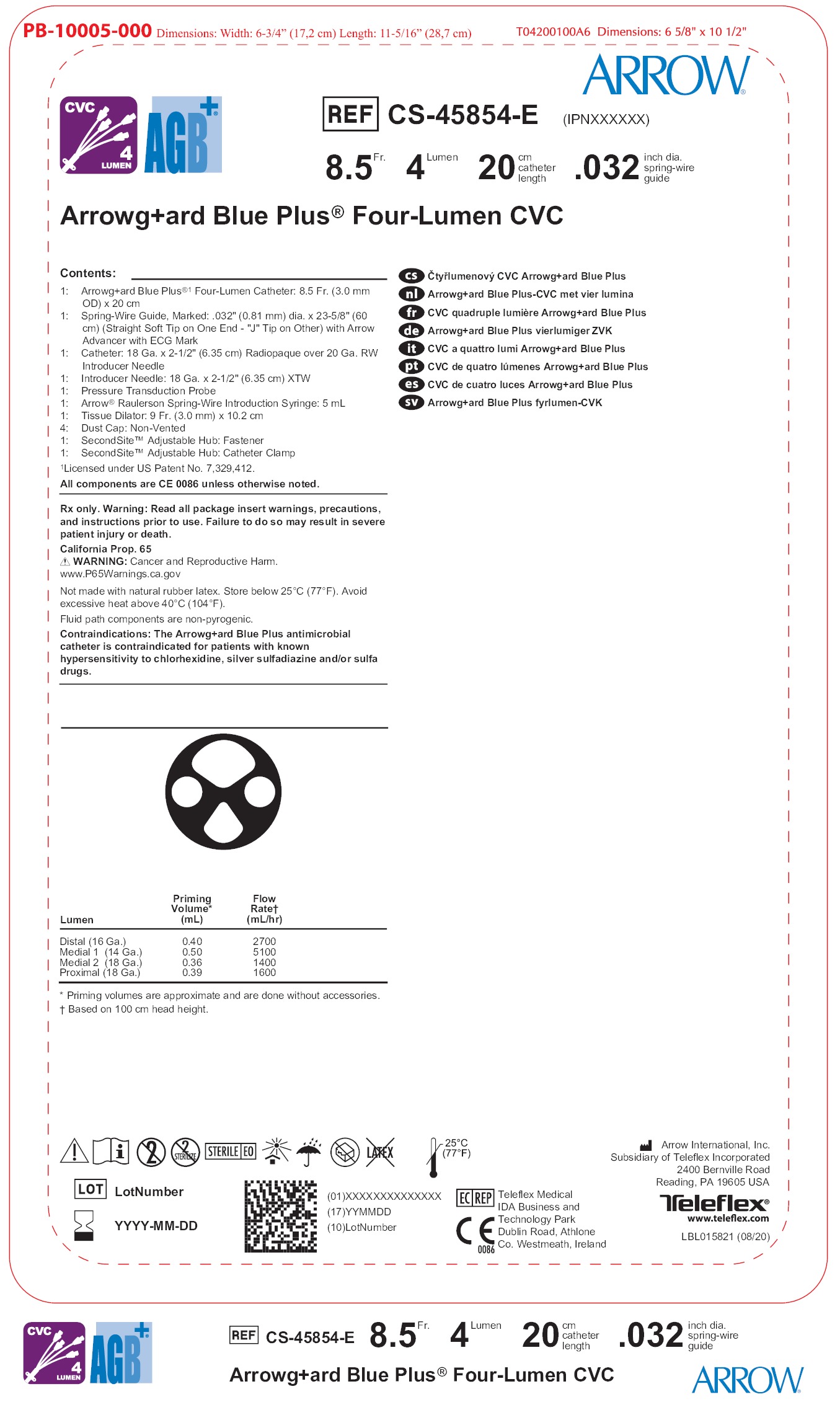 CS-45854-E - Teleflex Incorporated - Vascular Access Product Catalog