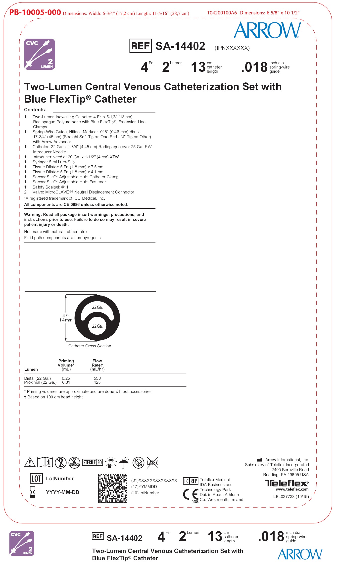 SA-14402 - Teleflex Incorporated - Vascular Access Product Catalog