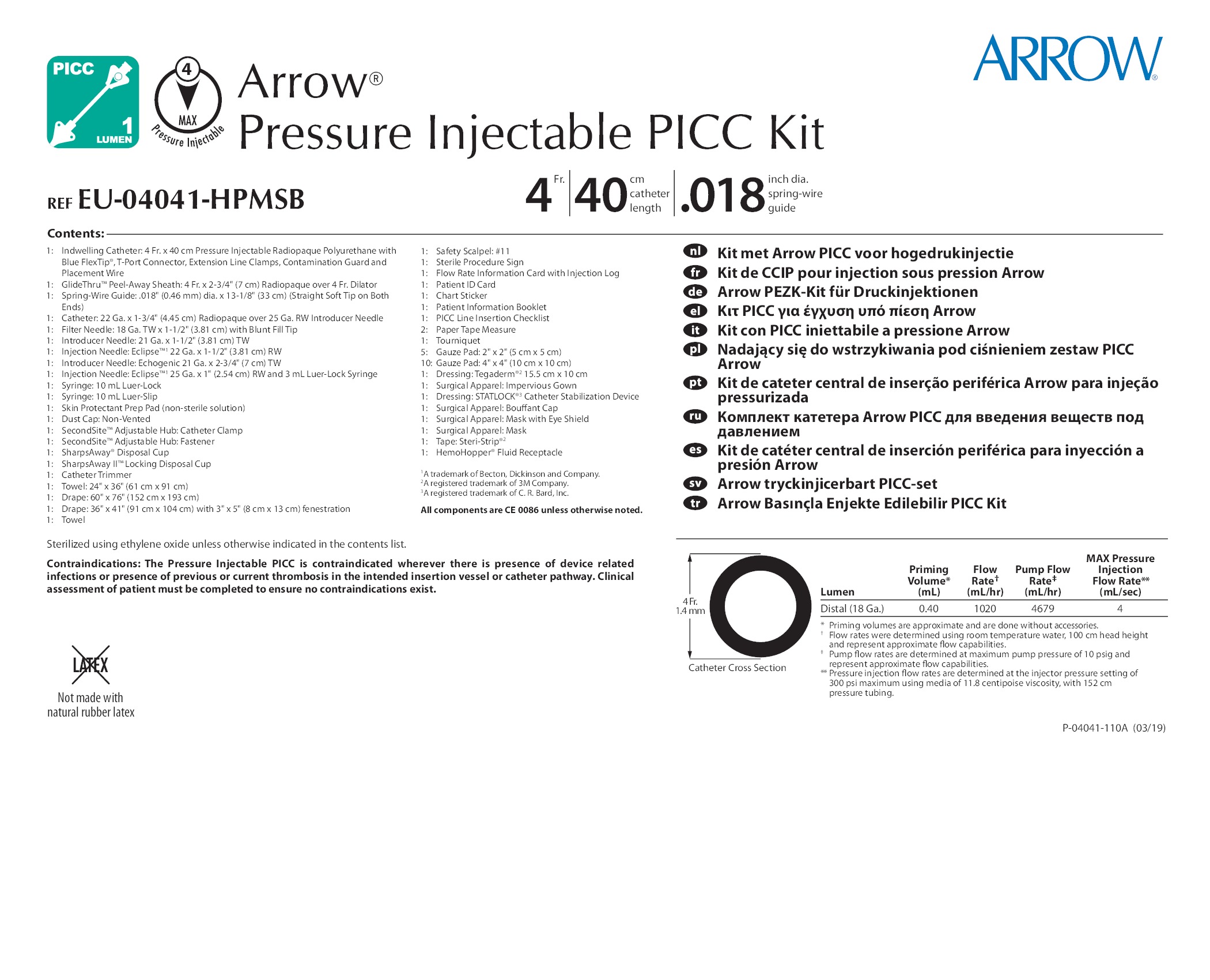 EU-04041-HPMSB - Teleflex Incorporated - Vascular Access Product Catalog
