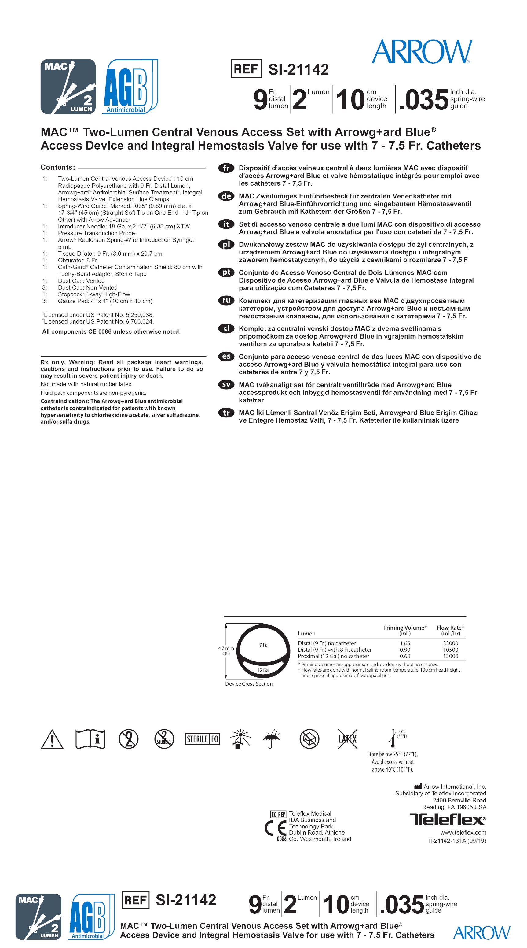 SI-21142 - Teleflex Incorporated - Vascular Access Product Catalog